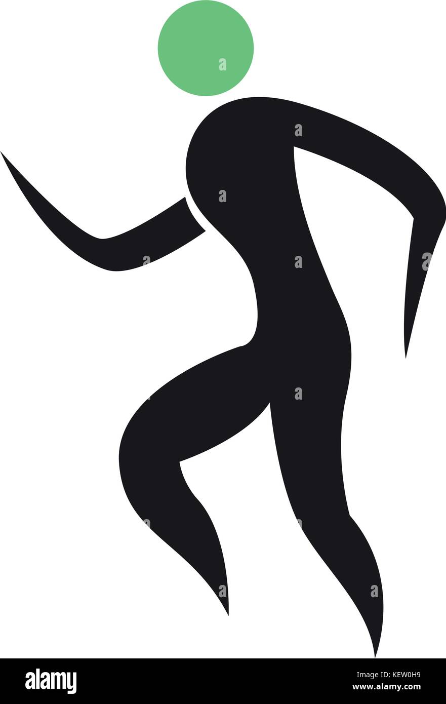 Abstract fitness icon Stock Vector Image & Art - Alamy