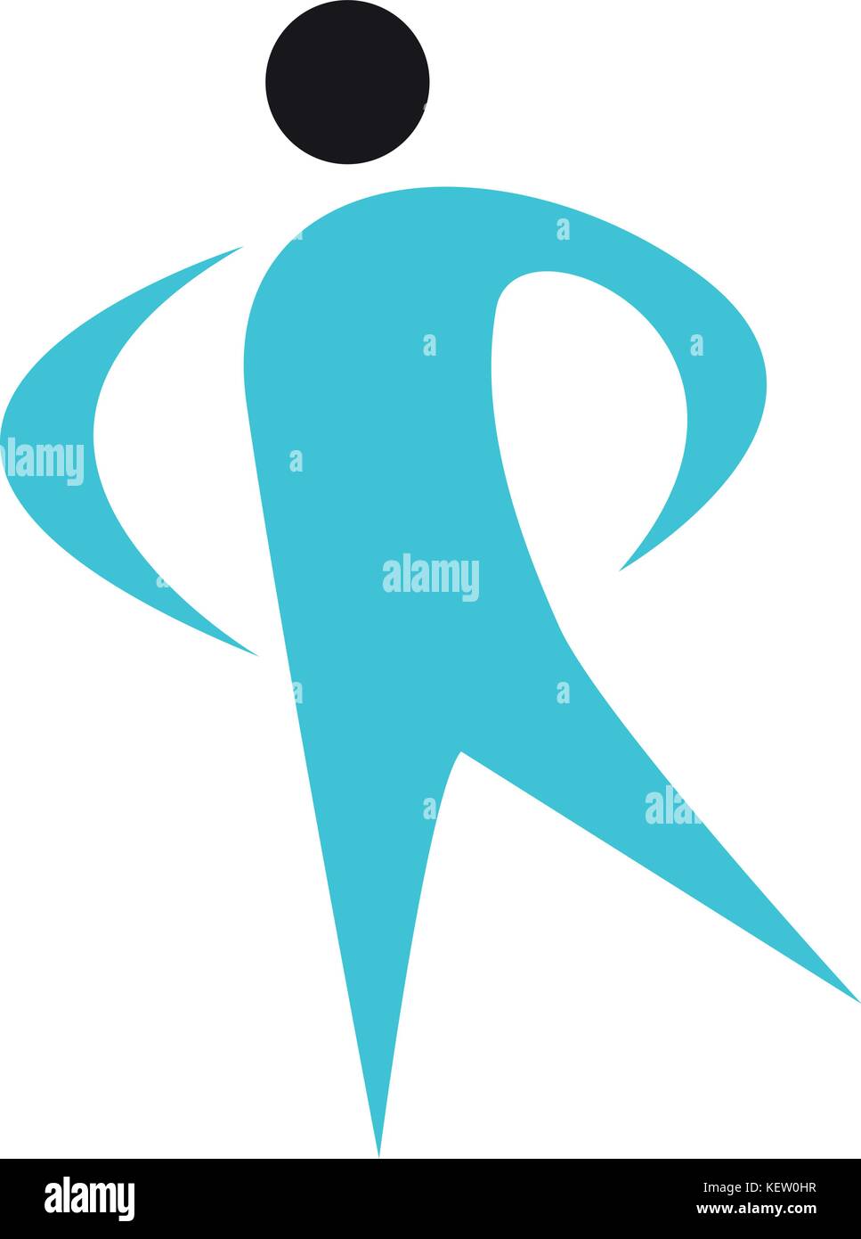 Abstract fitness icon Stock Vector Image & Art - Alamy