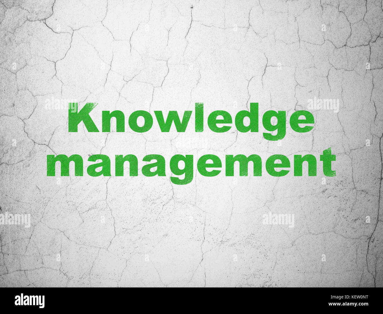 Learning concept: Knowledge Management on wall background Stock Photo ...