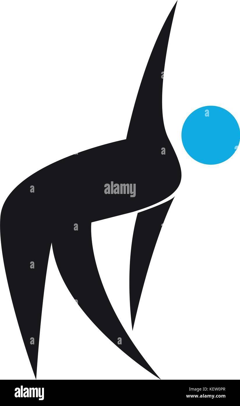 Abstract fitness icon Stock Vector Image & Art - Alamy