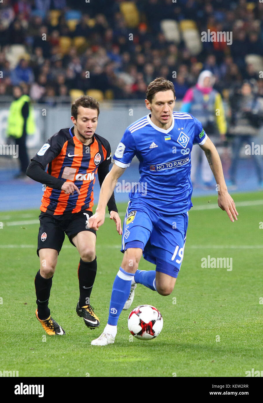 Kiev, Ukraine. 22nd October, 2017. Denys Garmash of FC Dynamo Kyiv (in ...