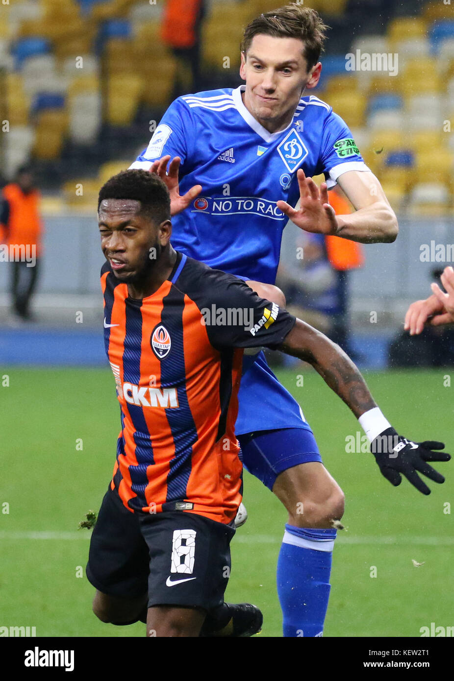 Kiev, Ukraine. 22nd October, 2017. Denys Garmash of FC Dynamo Kyiv (in ...