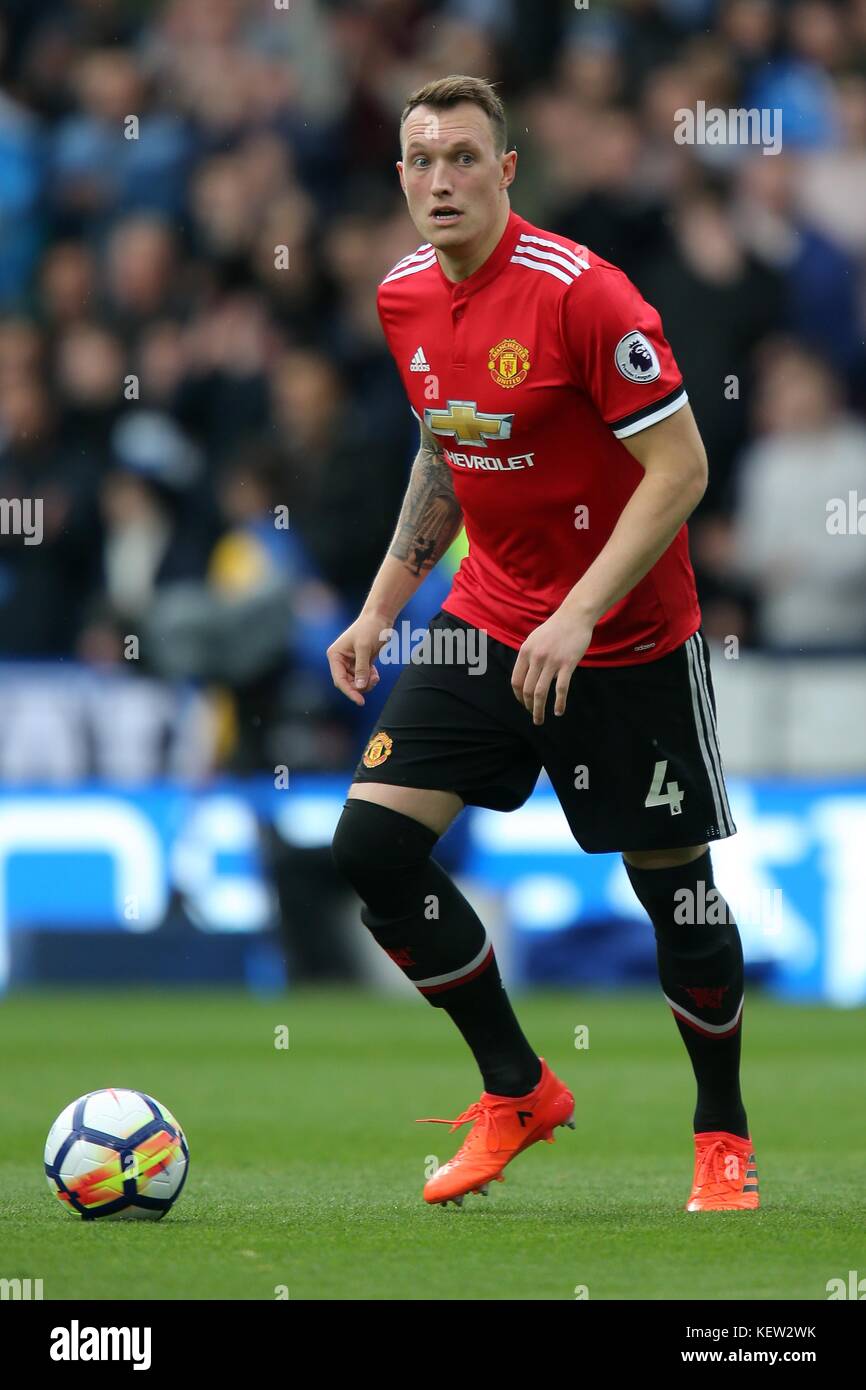 PHIL JONES MANCHESTER UNITED FC PREMIER LEAGUE, HUDDERSFIELD TOWN FC V ...