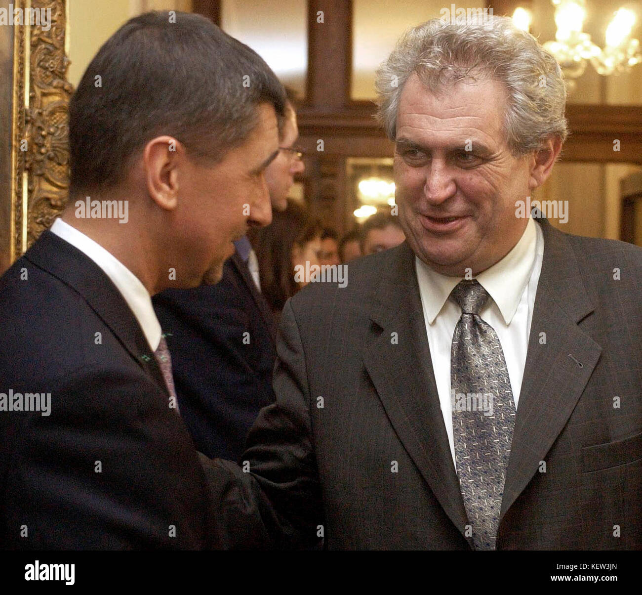 Prague, Czech Republic. 12th Feb, 2002. Andrej Babis, CEO of Agrofert ...