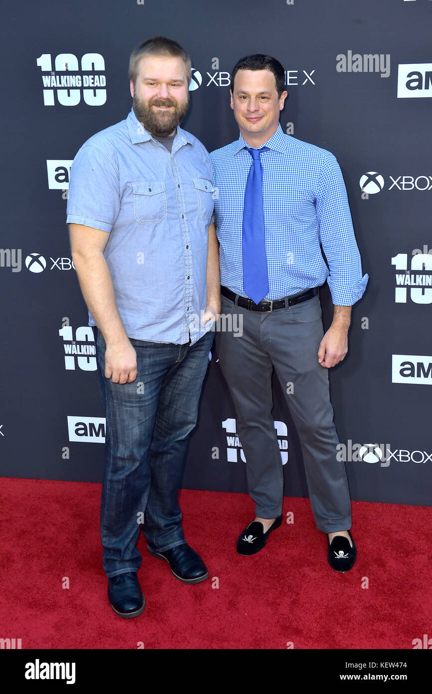 Los Angeles, USA. 22nd Oct, 2017. Robert Kirkman and David Alpert ...