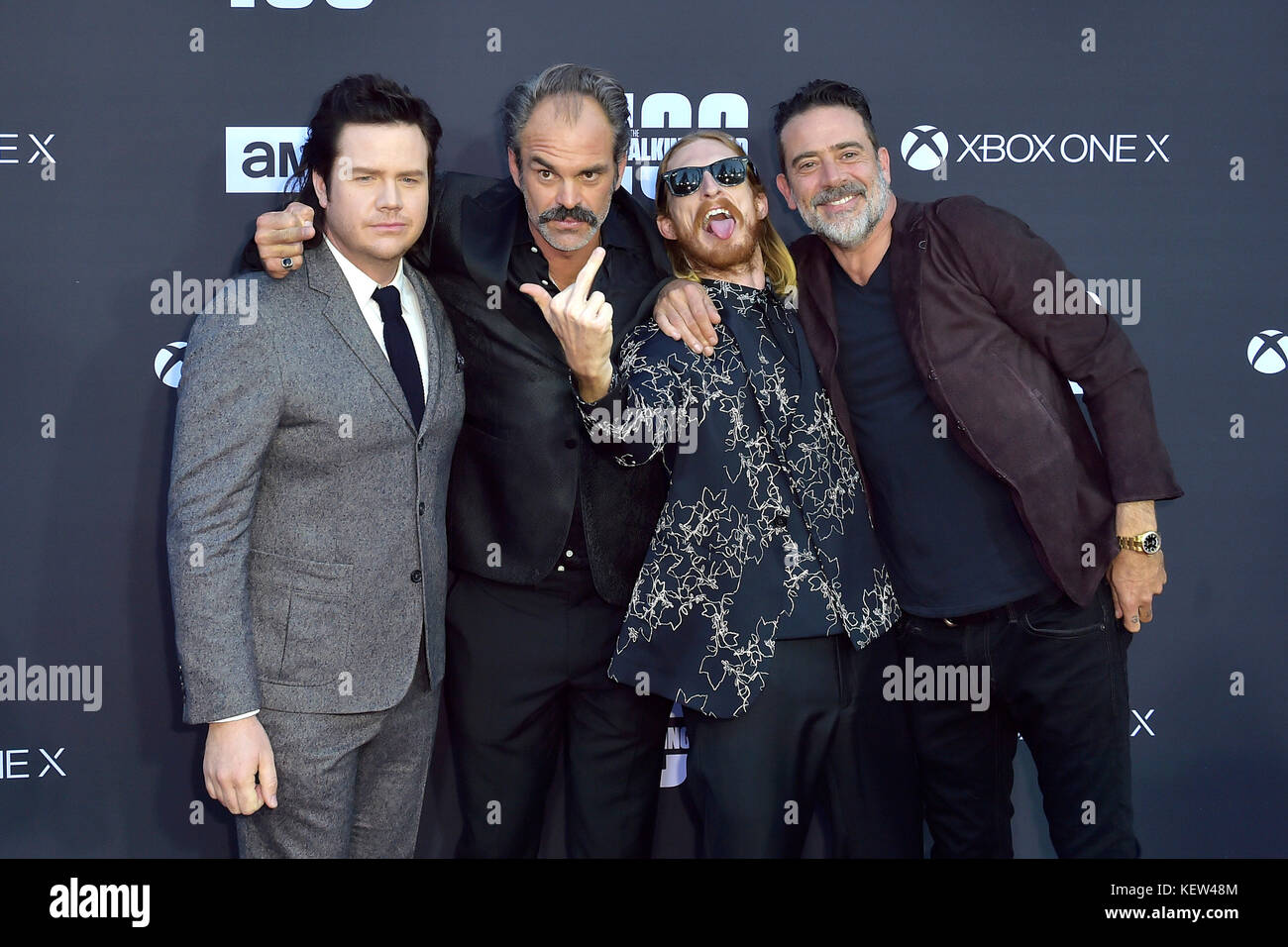 Los Angeles, USA. 22nd Oct, 2017. Josh McDermitt, Steven Ogg, Austin ...