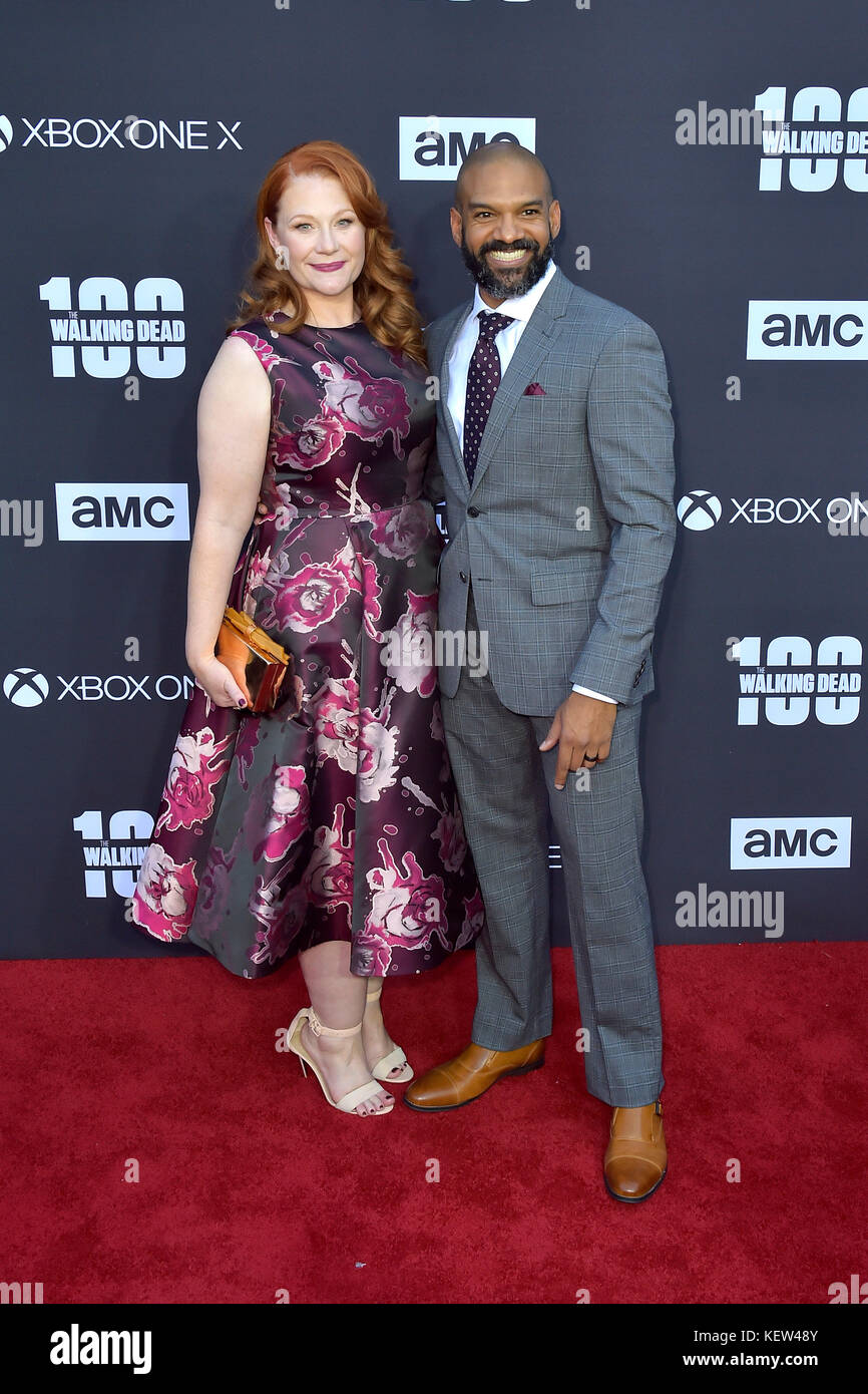 Los Angeles, USA. 22nd Oct, 2017. Stacy Reed Payton and her husband ...