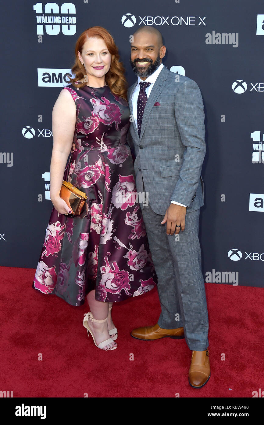 Los Angeles, USA. 22nd Oct, 2017. Stacy Reed Payton and her husband ...