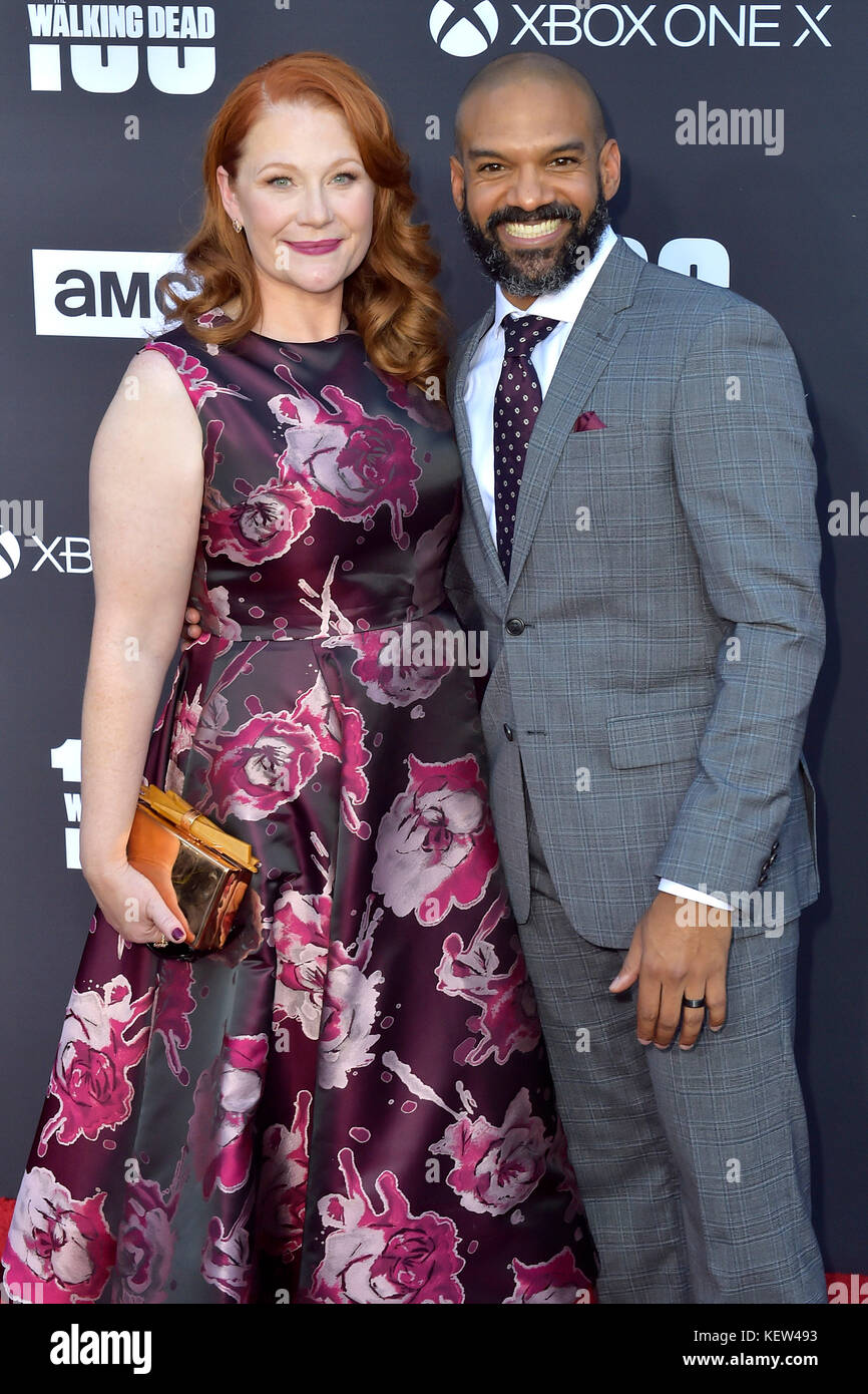 Los Angeles, USA. 22nd Oct, 2017. Stacy Reed Payton and her husband ...