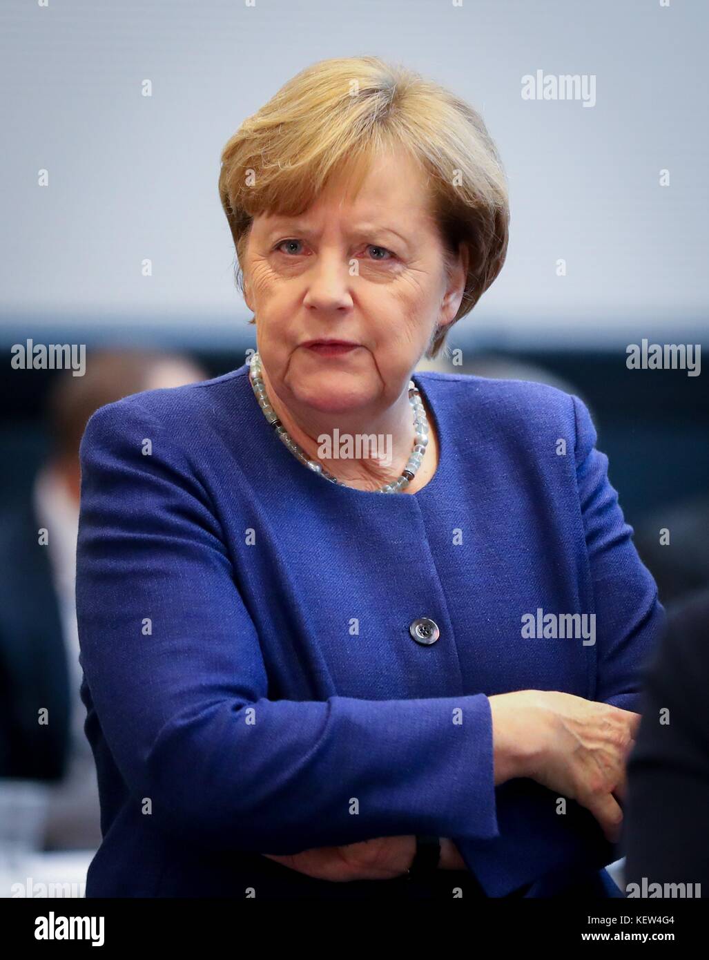Berlin, Germany. 23rd Oct, 2017. CDU chairwoman and federal chancellor ...