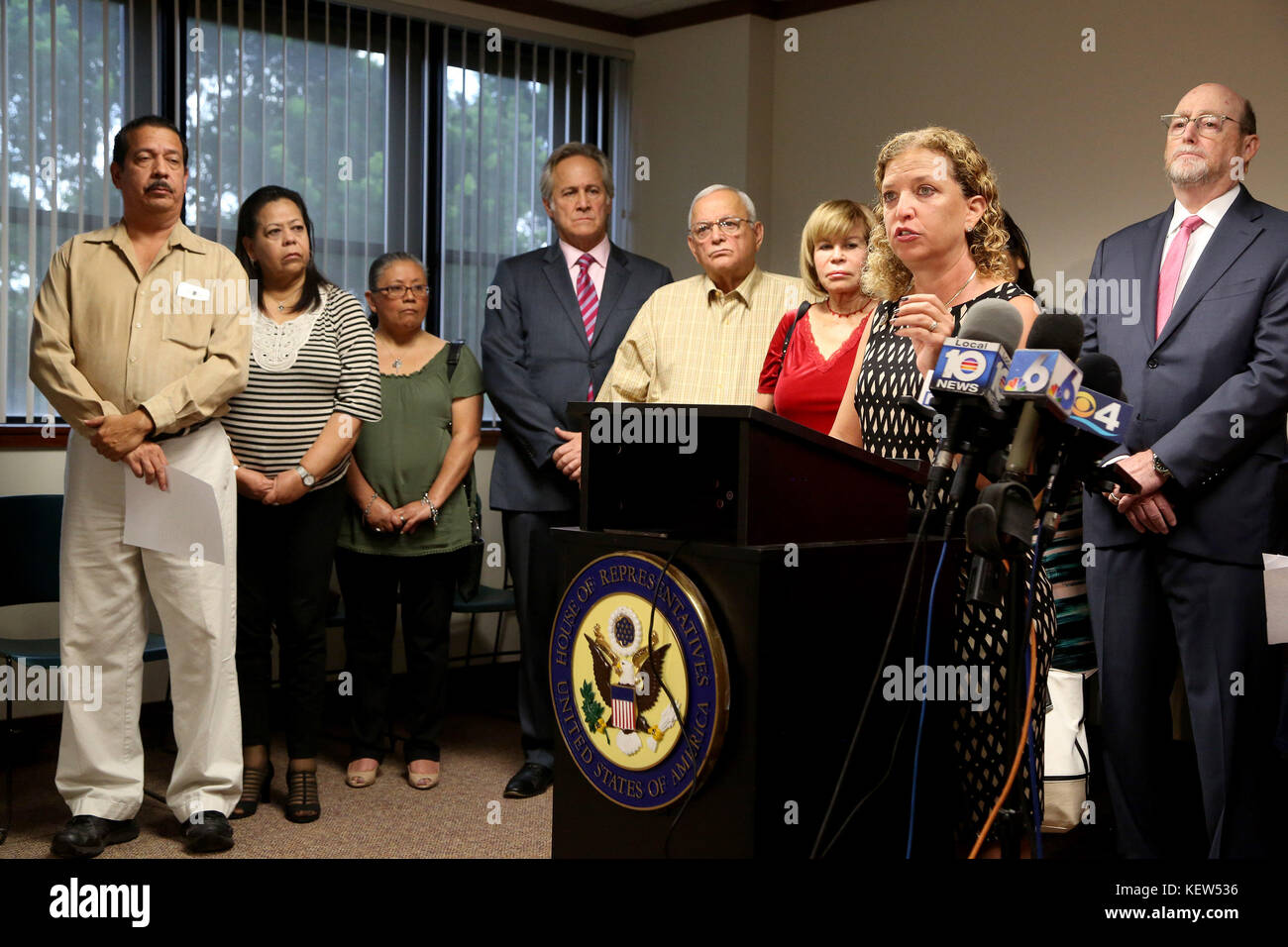 Sunrise, FL, USA. 23rd Oct, 2017. U.S. Rep. Debbie Wasserman Schultz ...