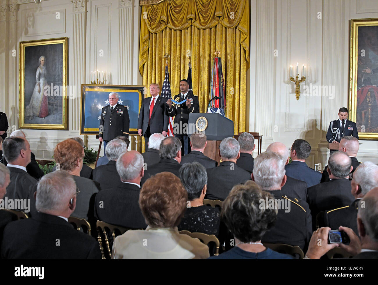 United States President Donald J. Trump presents the Medal of Honor US ...