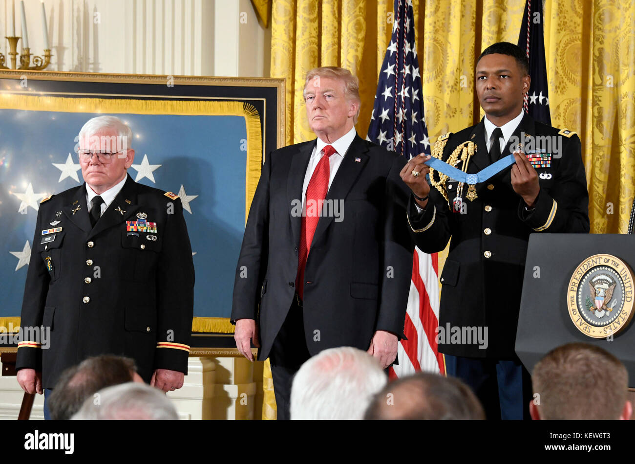 United States President Donald J. Trump presents the Medal of Honor US ...