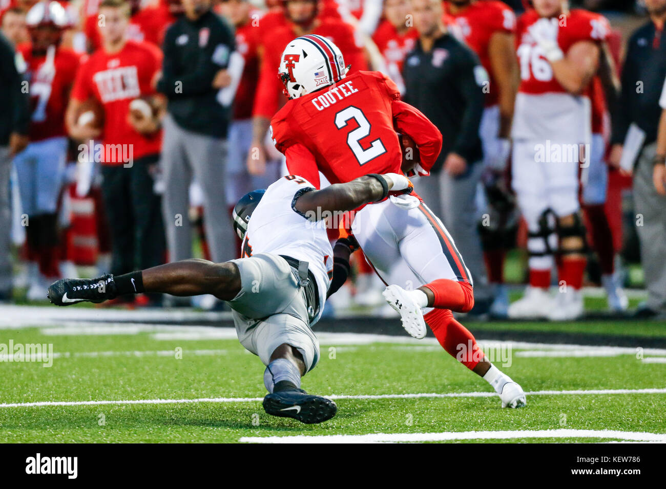 Lubbock, Texas, USA. 30th Sep, 2017. Texas Tech Red Raider wide ...