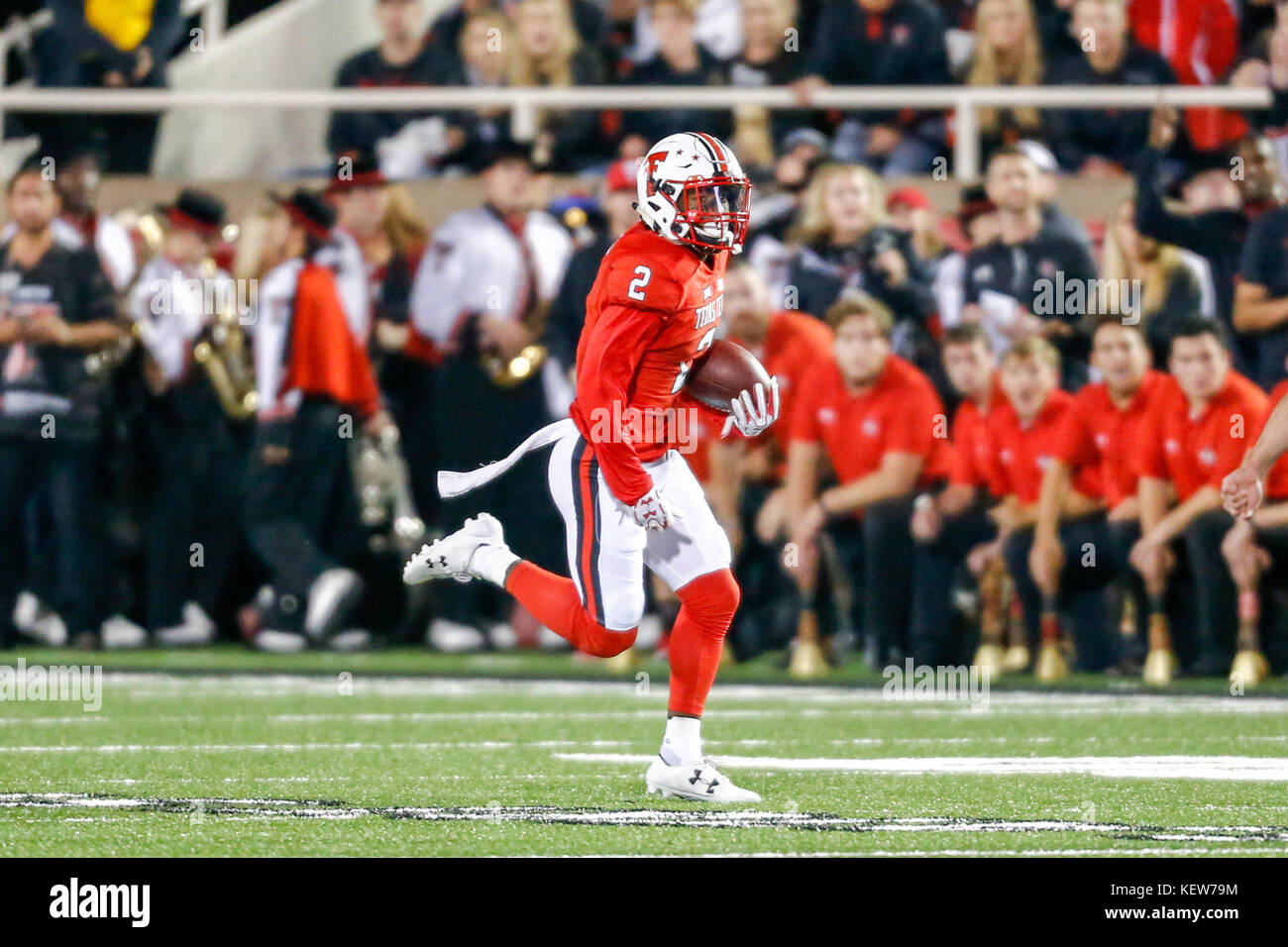 Lubbock, Texas, USA. 30th Sep, 2017. Texas Tech Red Raider wide ...