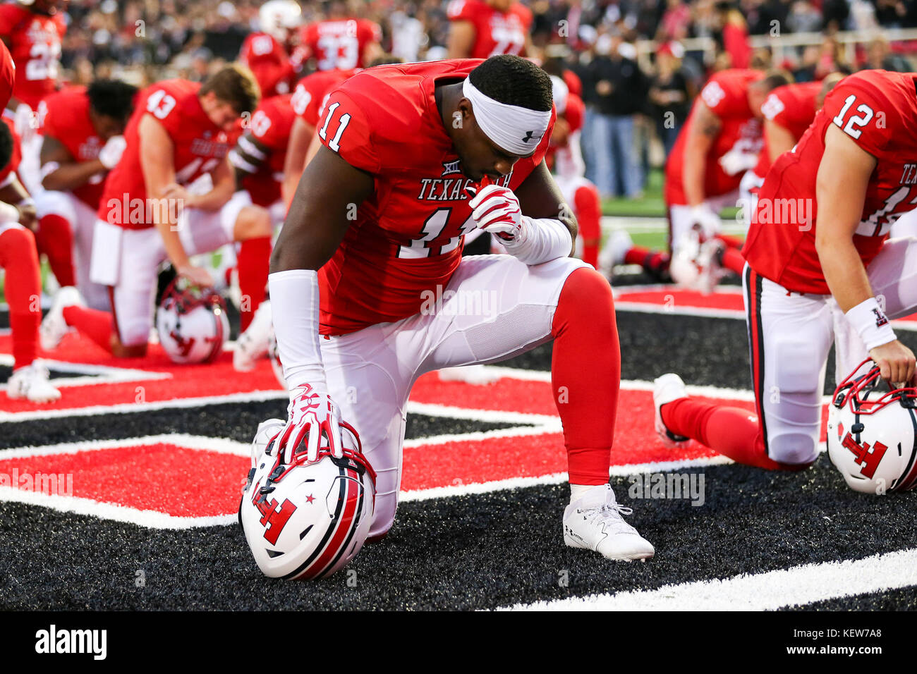Lubbock, Texas, USA. 30th Sep, 2017. Texas Tech Red Raider wide ...