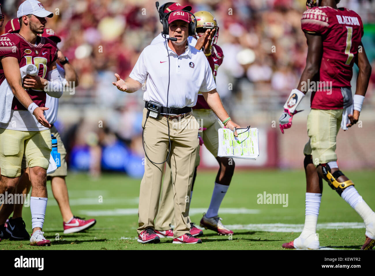 Florida State Head Coach Jimbo Fisher during the NCAA college football ...