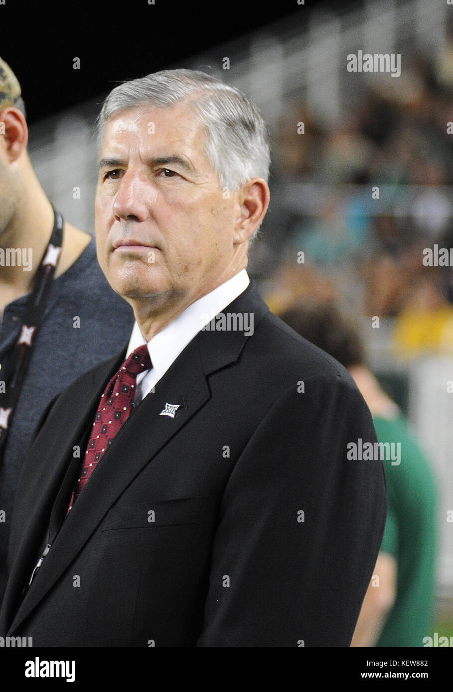 Waco, Texas, USA. 21st Oct, 2017. Big 12 Commissioner Bob Bowlsby ...