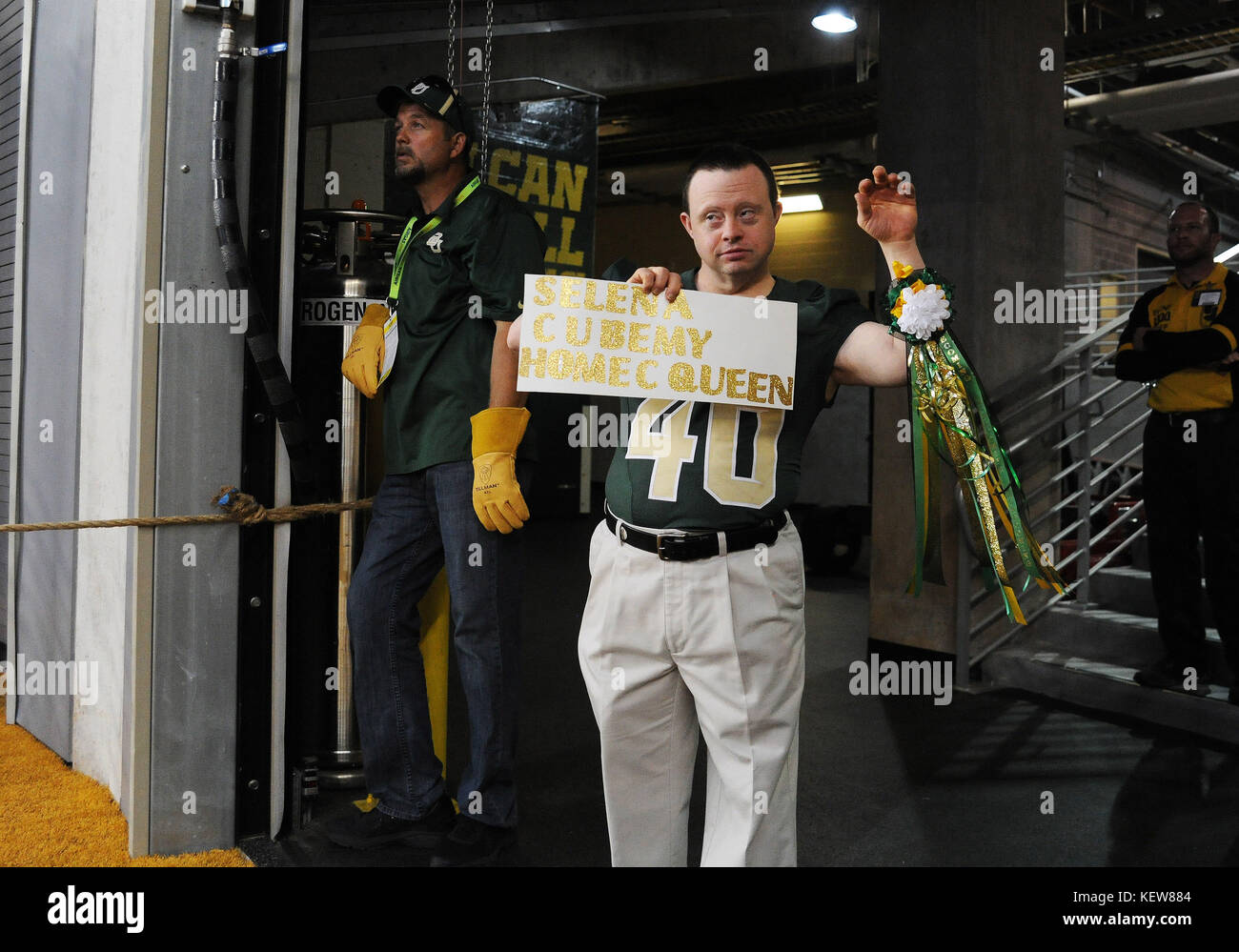 Waco, Texas, USA. 21st Oct, 2017. Baylor Bears staffer and long time ...