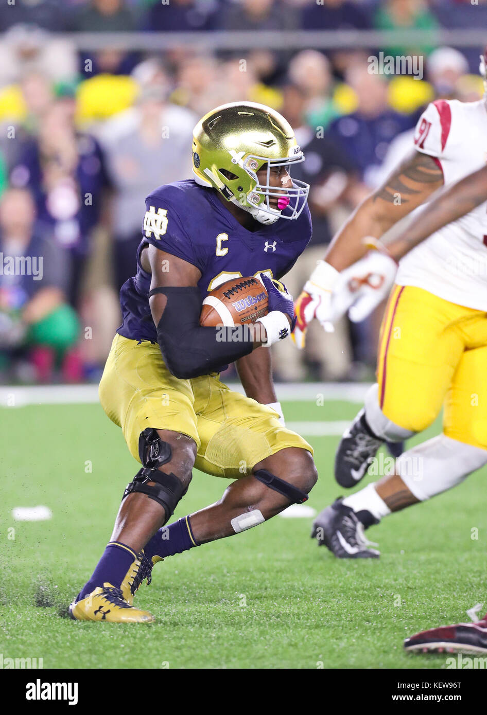 South Bend, United States. 21st Oct, 2017. Notre Dame Fighting Irish ...