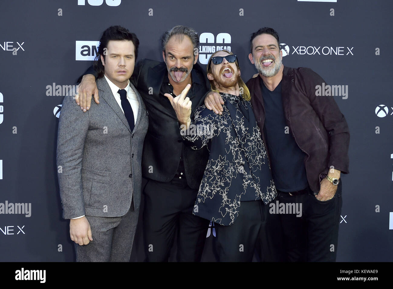Josh McDermitt, Steven Ogg, Austin Amelio and Jeffrey Dean Morgan ...