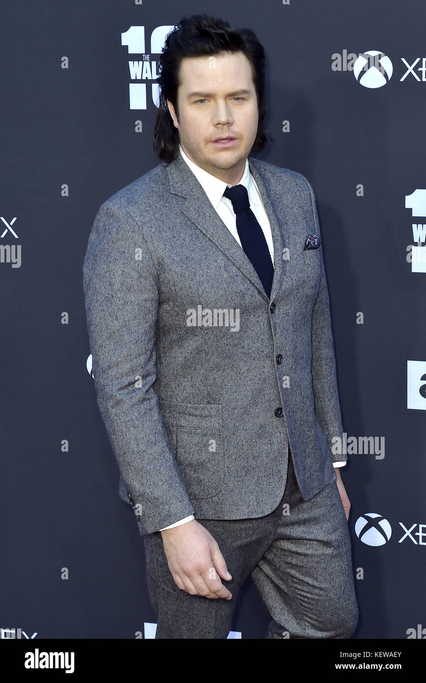 Josh McDermitt attends AMC's 'The Walking Dead' Season 8 Premiere and ...