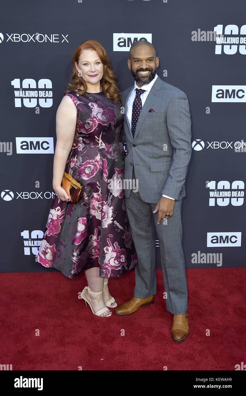 Stacy Reed Payton and her husband Khary Payton attend AMC's 'The ...