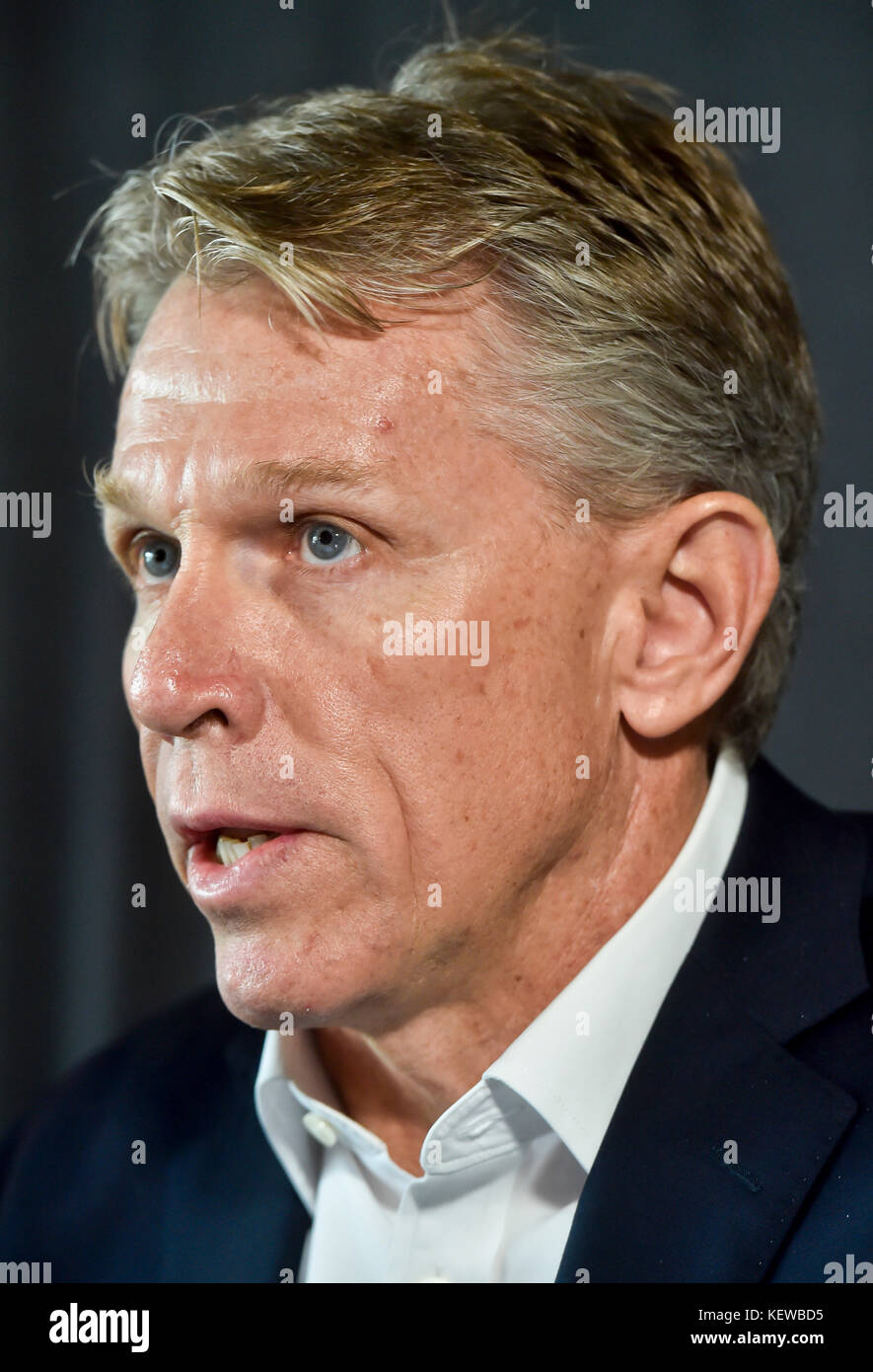 Prague, Czech Republic. 24th Oct, 2017. KEITH COUGHLAN, CEO of the ...