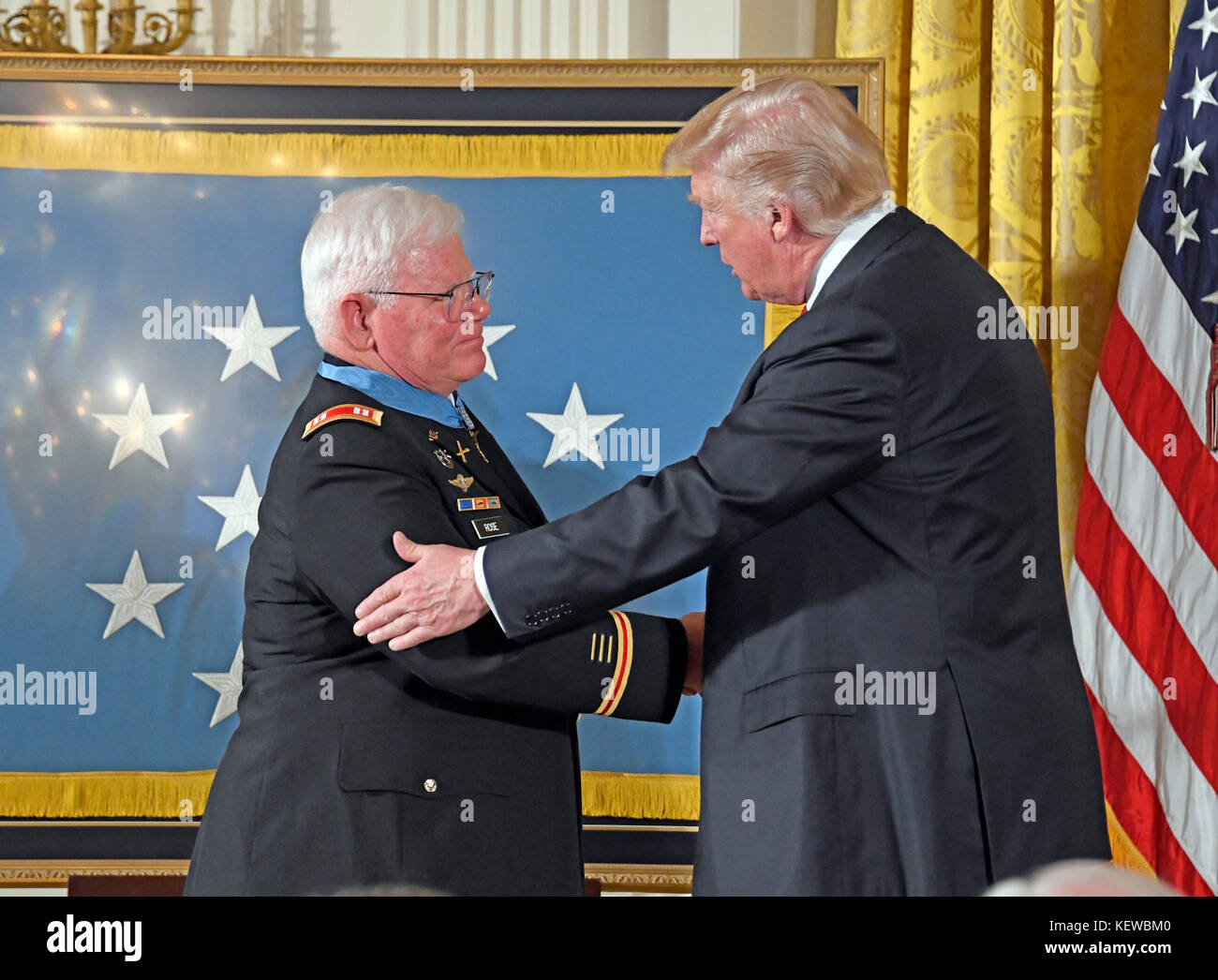 United States President Donald J. Trump presents the Medal of Honor US ...