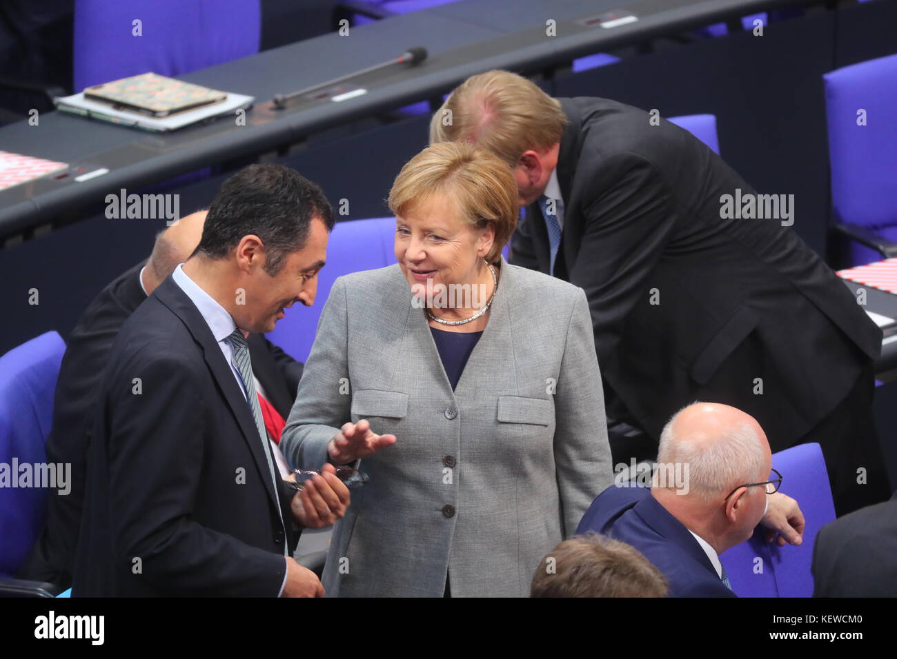 Berlin, Germany. 24th Oct, 2017. German chancellor Angela Merkel (CDU ...