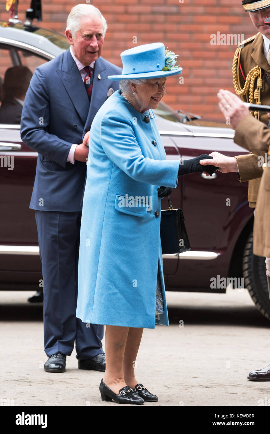 London, London, UK. 24th Oct, 2017. Queen Elizabeth II and The Prince ...