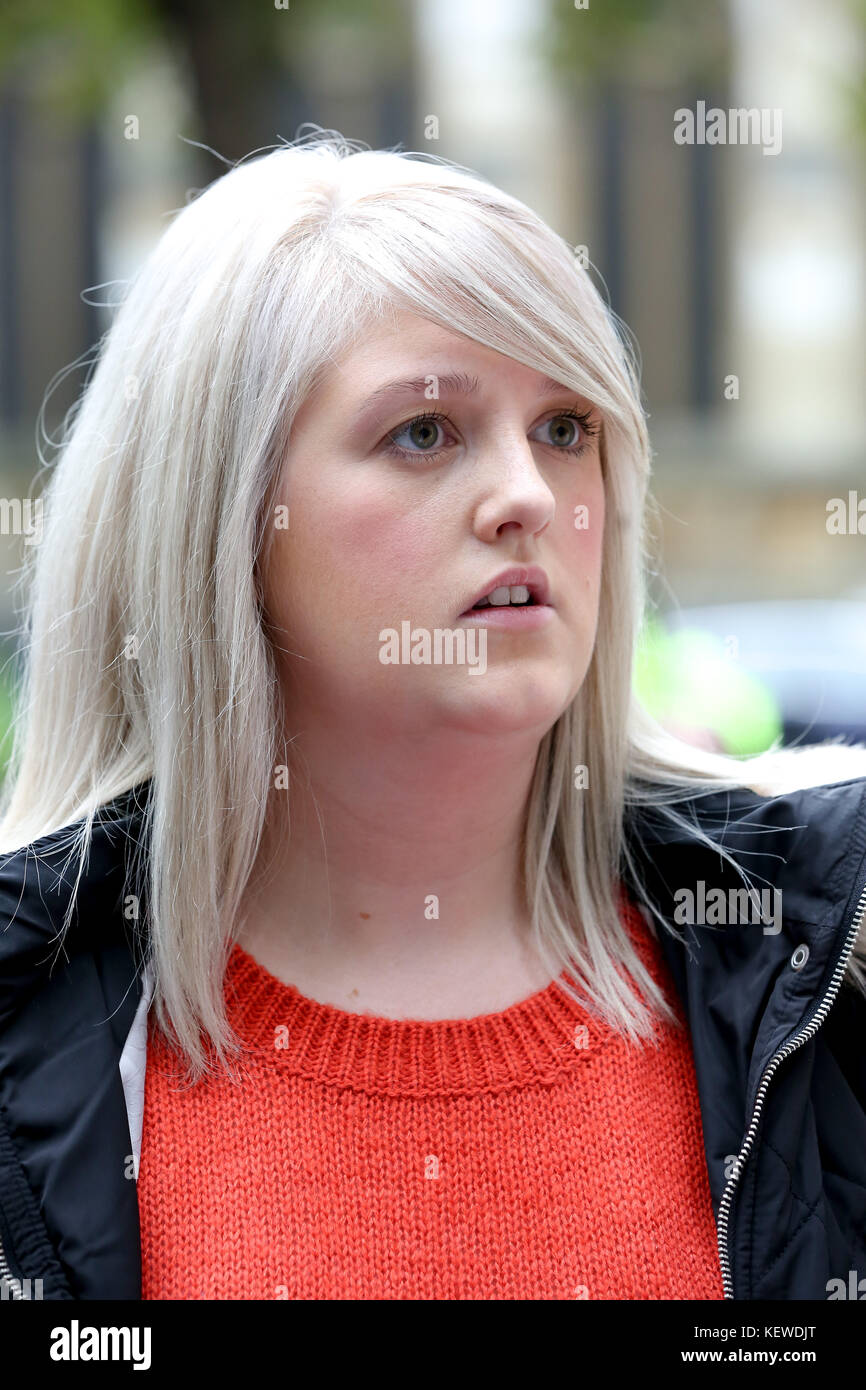 Supreme Court. London, UK. 24th Oct, 2017. Sarah Ewart, whose first ...