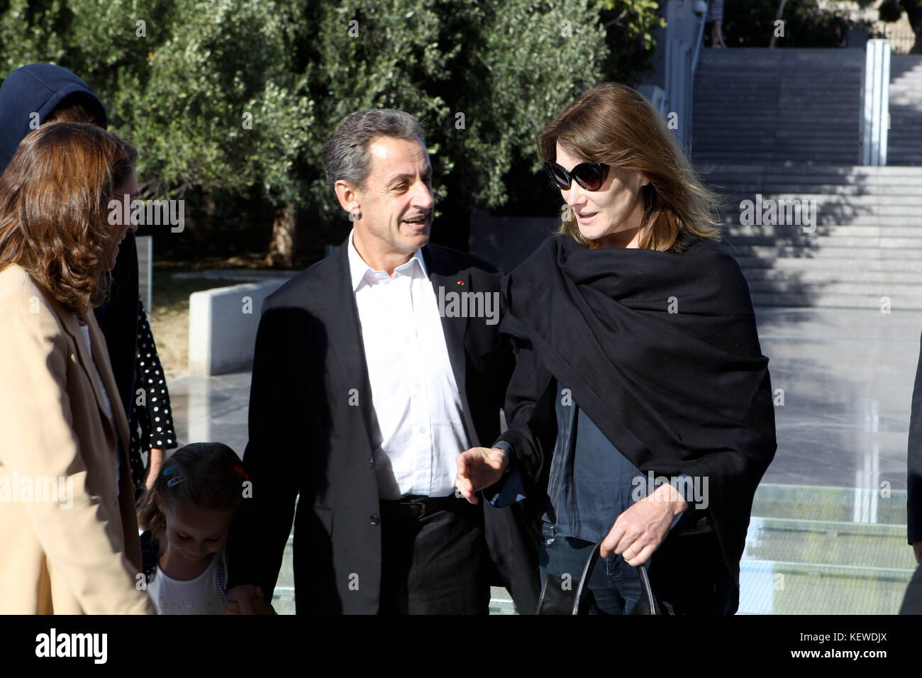 Athens, Greece. 24th Oct, 2017. Former French President NICOLAS SARKOZY ...