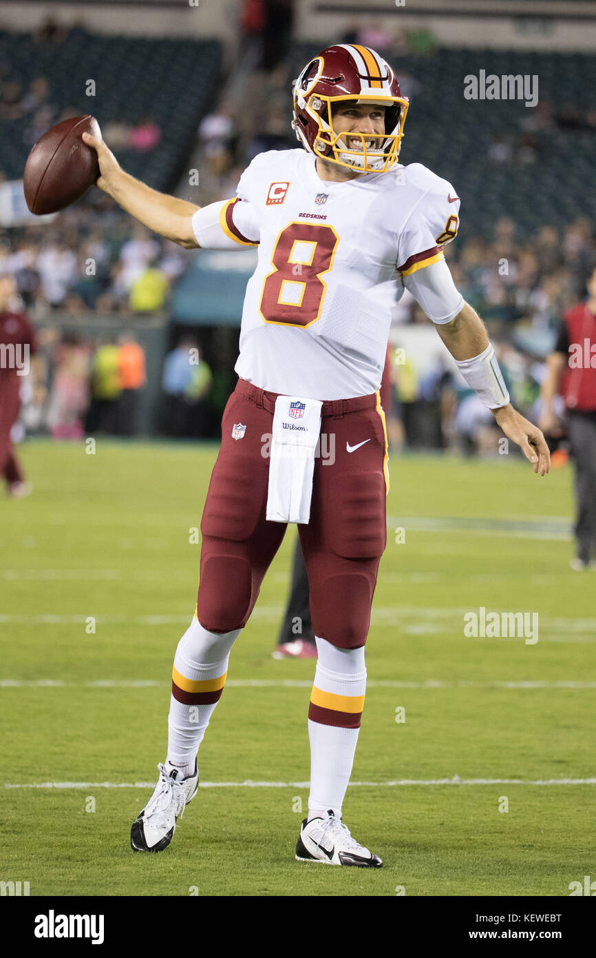 October 23, 2017: Washington Redskins quarterback Kirk Cousins (8 ...