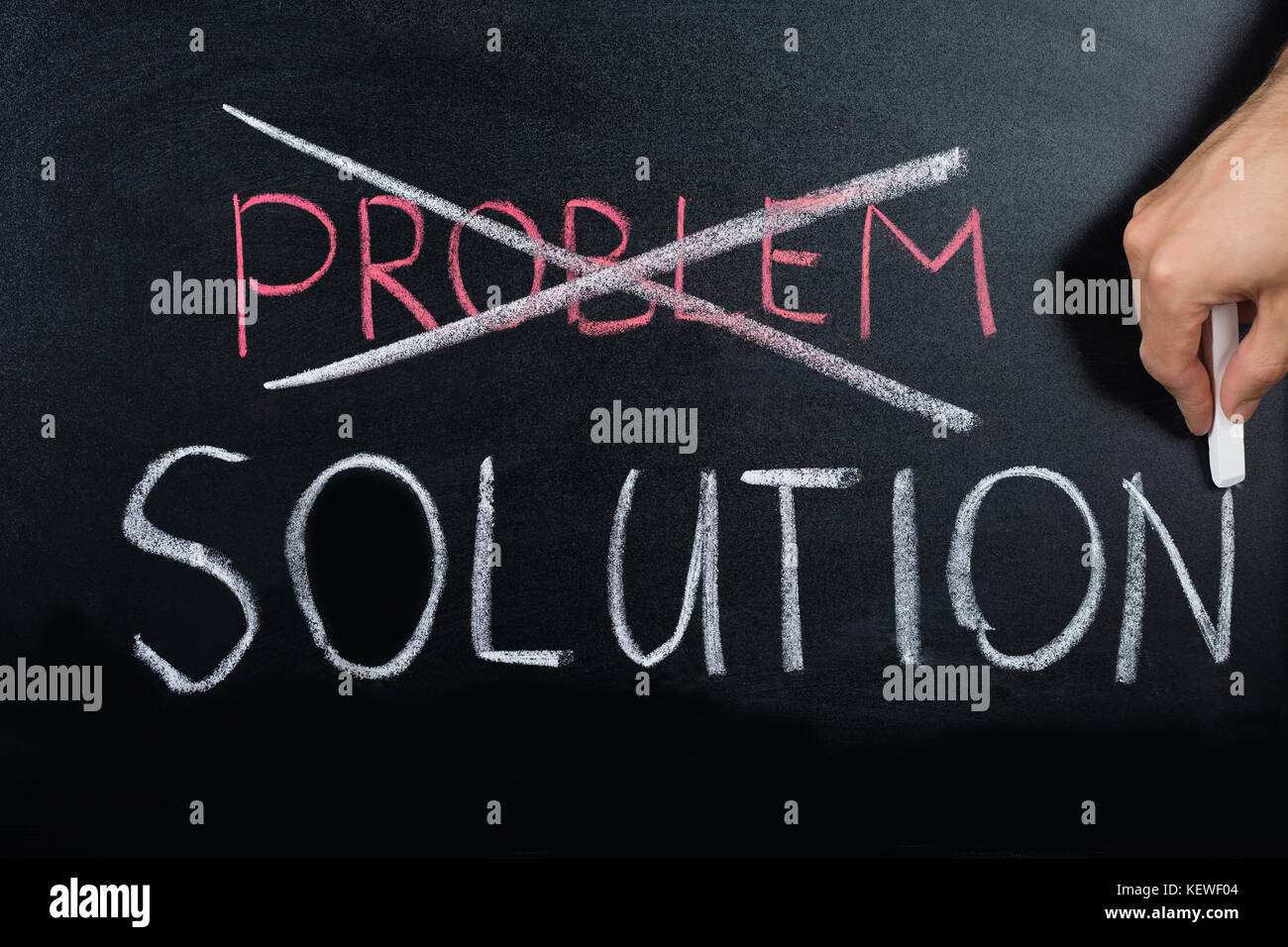 Hand Showing The Concept Of Crossing Out Problem And Finding The ... Hand Showing The Concept Of Crossing Out Problem And Finding The ...