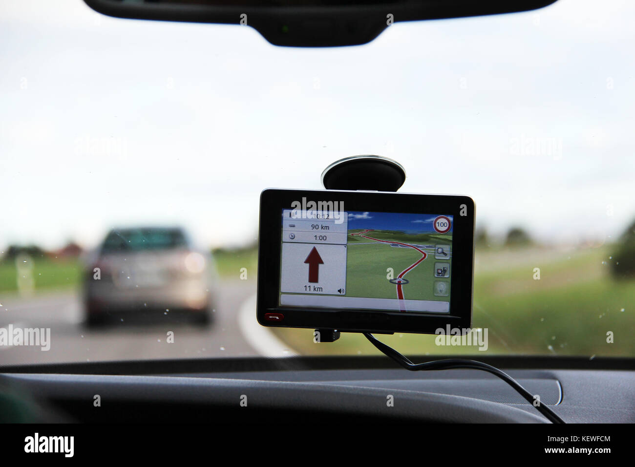Car gps navigation device hi-res stock photography and images - Alamy