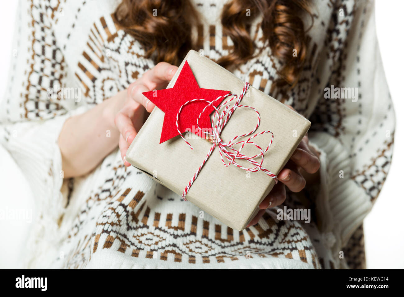 Unusual wrapped present hi-res stock photography and images - Alamy