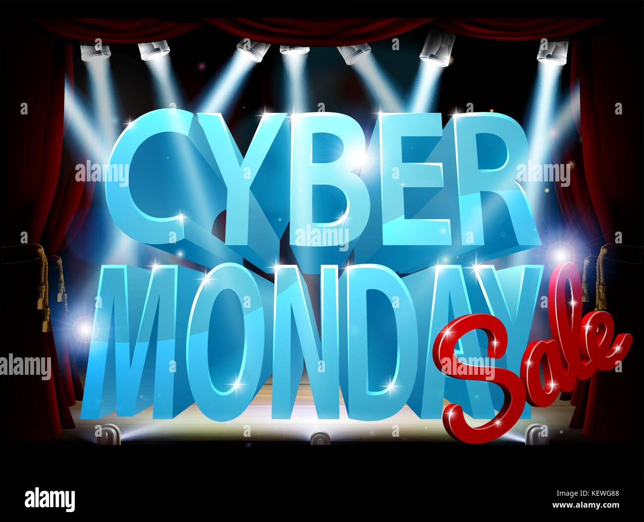 Cyber monday event vector Stock Vector Images - Alamy