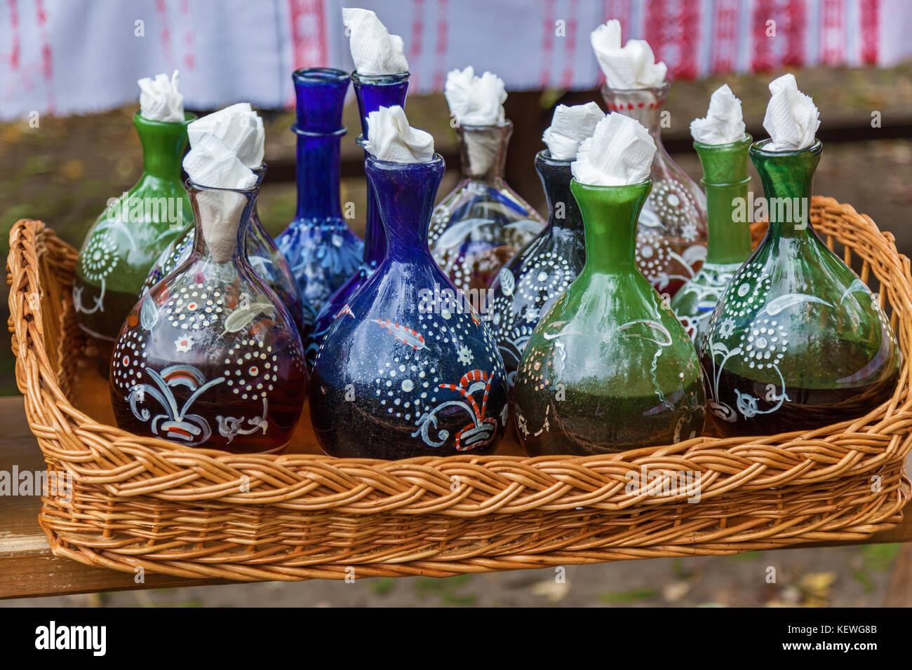 old pots and bottles Stock Photo - Alamy