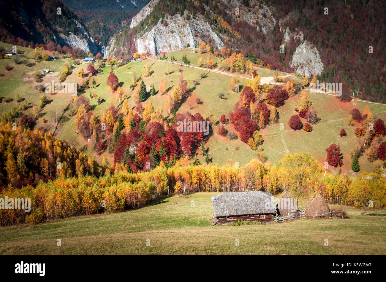 Carpathian autumn landscape hi-res stock photography and images - Alamy