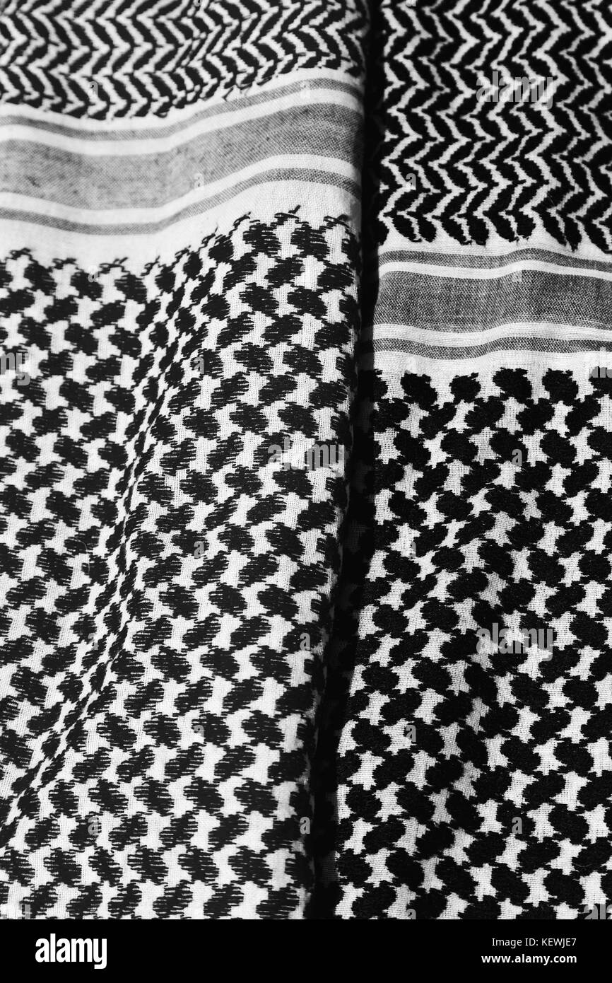 the texture of the cotton traditional symbolic arabian scarf like ...