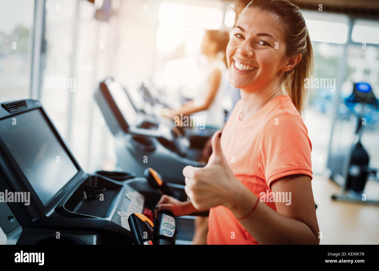 Doing cardio hi-res stock photography and images - Alamy