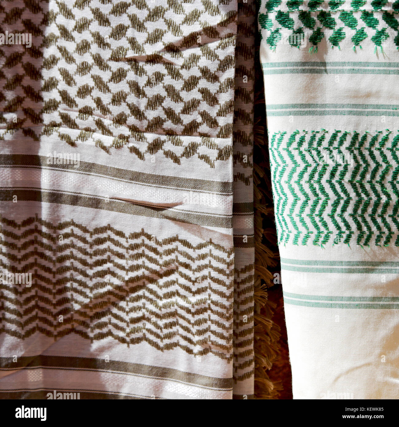 the texture of the cotton traditional symbolic arabian scarf like ...