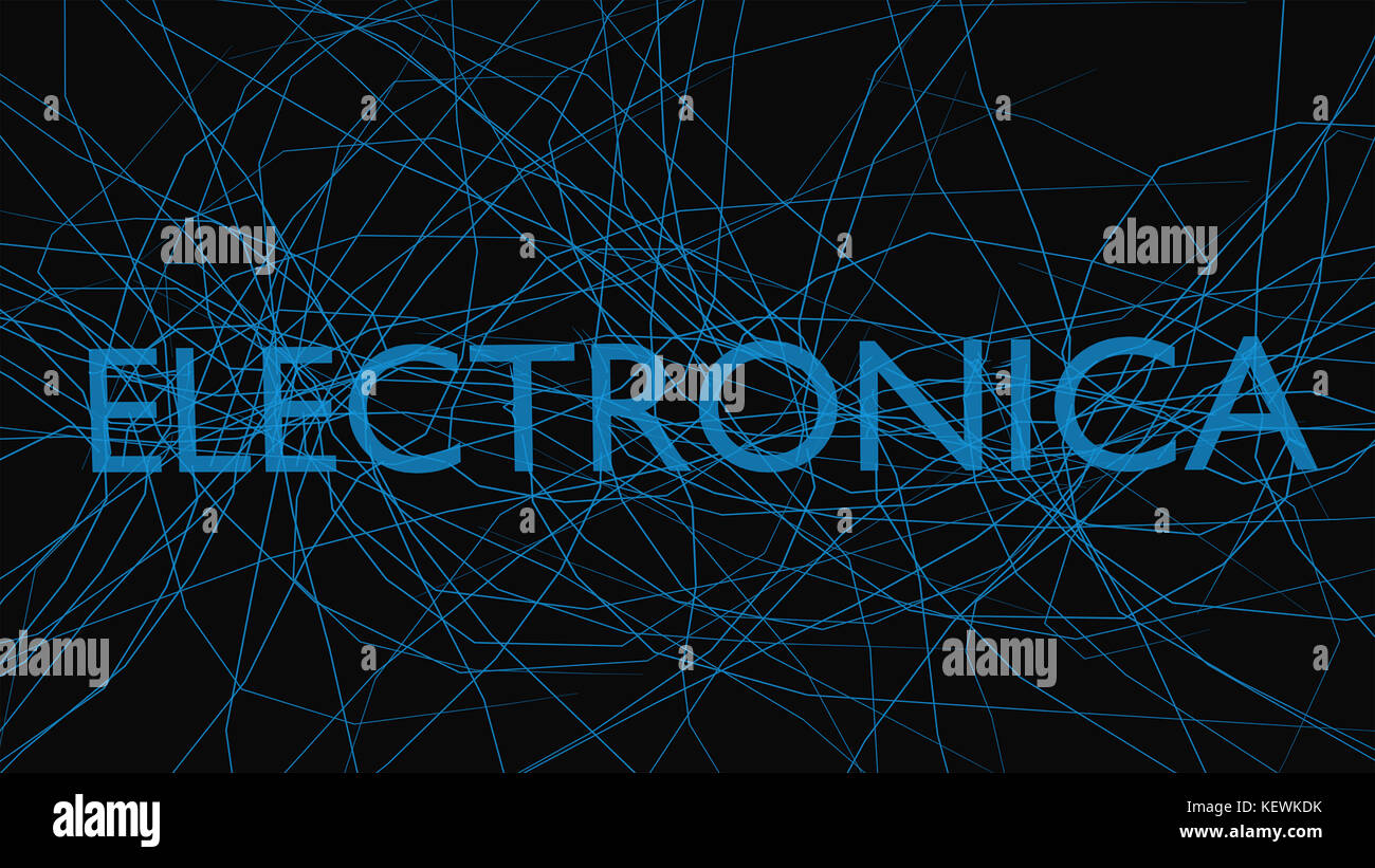 3d rendering of word "ELECTRONICA Stock Photo - Alamy