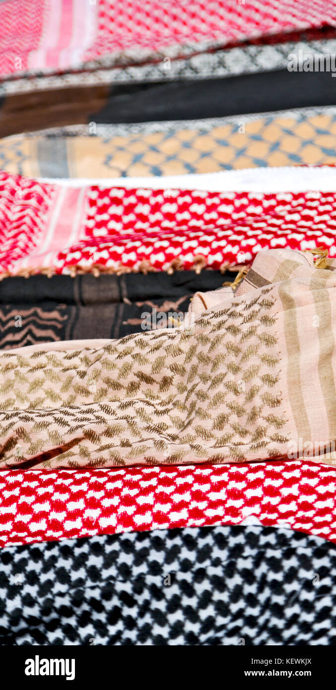 the texture of the cotton traditional symbolic arabian scarf like ...