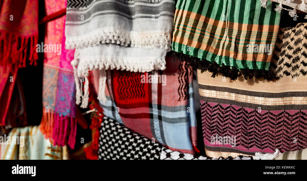 the texture of the cotton traditional symbolic arabian scarf like ...