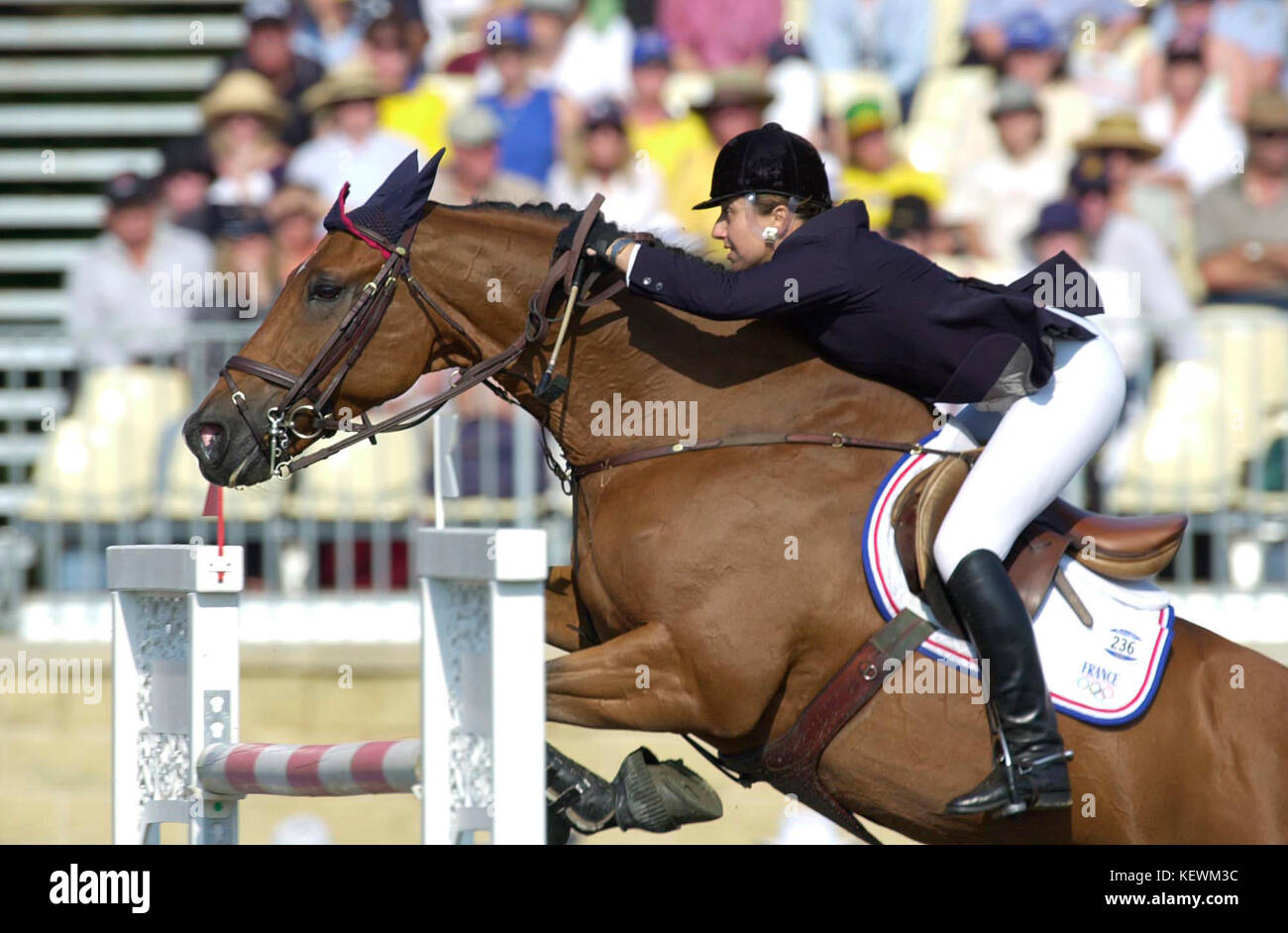 Olympic Games, Sydney 2000, Alexandra Ledermann (FRA) riding Rochet M ...
