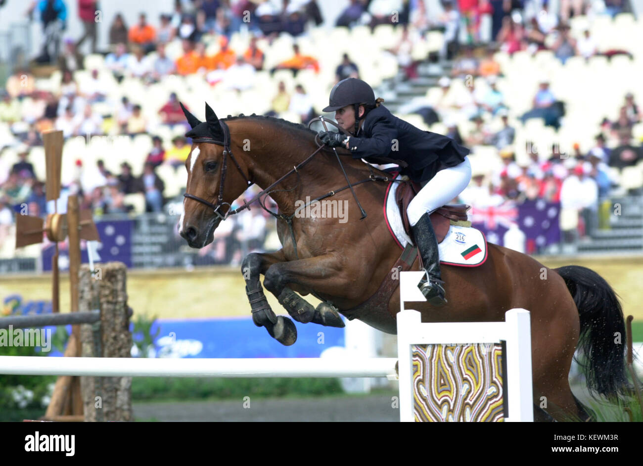 Olympic Games, Sydney 2000, Samantha McIntosh (BUL) riding Royal ...