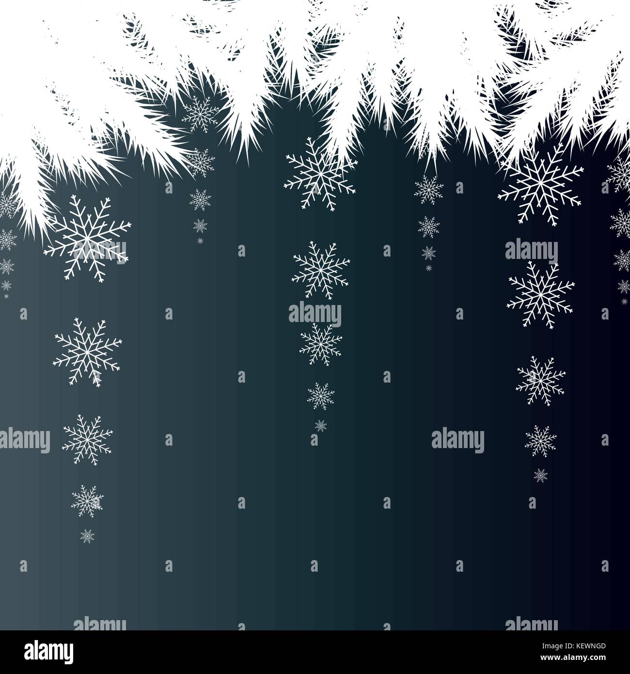 Twigs in snow winter Stock Vector Images - Alamy