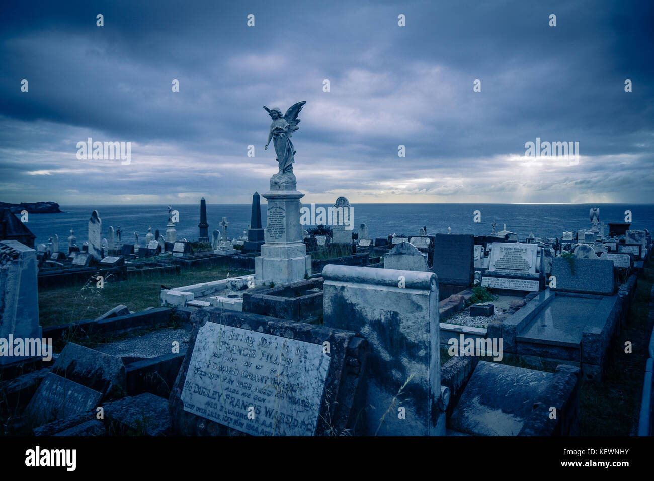 Waverley Cemetery in Sydney, Monumental oceanside cemetery, established ...